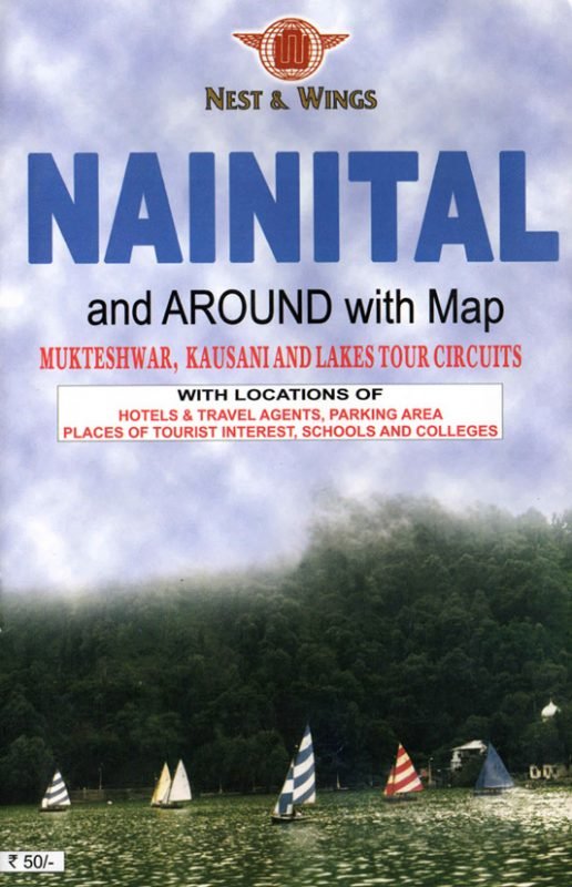 Nainital and Around with Map - Nest & Wings Nainital Tourist Map
